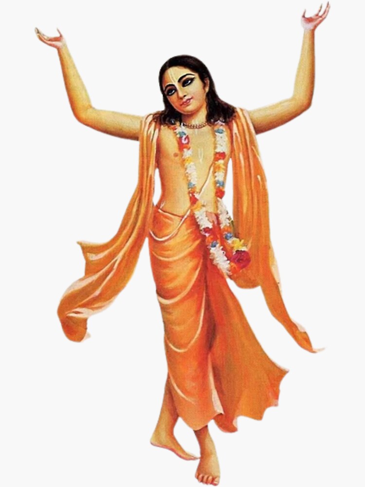"Shri Gouranga Mahaprabhu (Shri Caitanya)" Sticker for Sale by ...