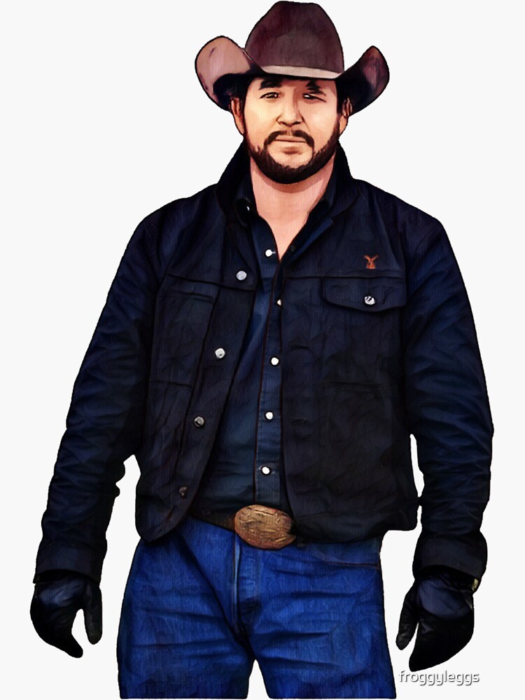 "Rip wheeler" Sticker for Sale by froggyleggs | Redbubble