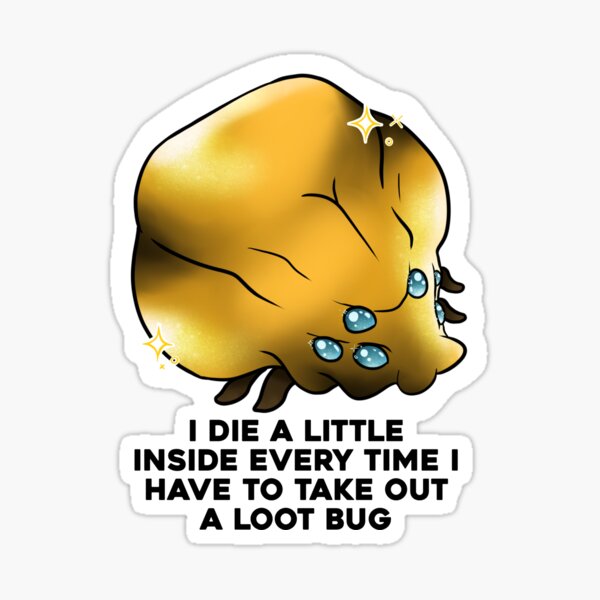 "DRG- Golden Loot Bug" Sticker for Sale by Sxtxnic-Bunny | Redbubble