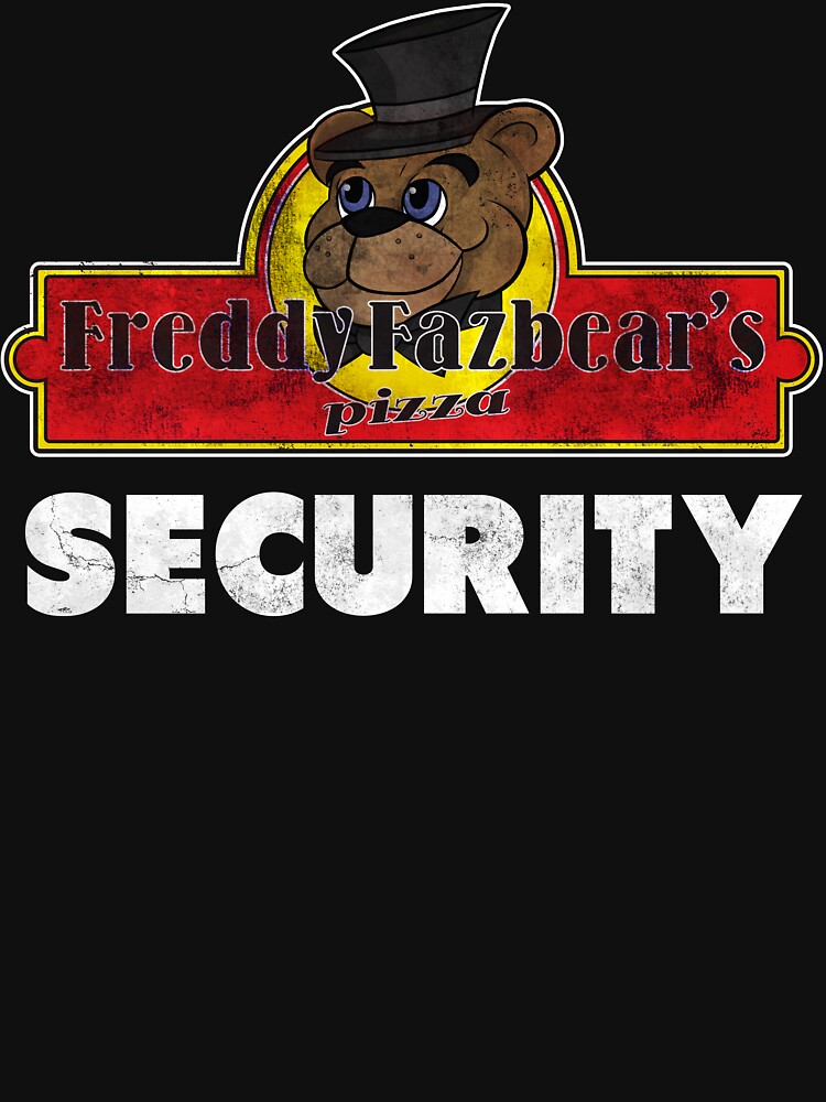 "Freddy Fazbear's Security" T-shirt for Sale by Kallistiae | Redbubble ...