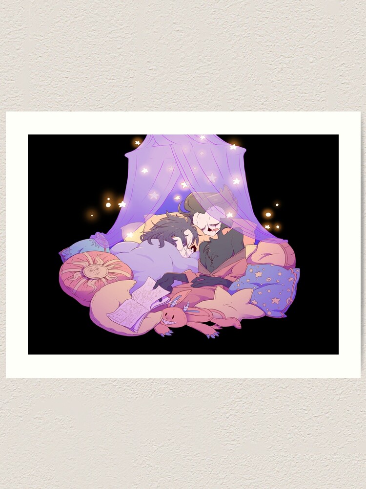 "Octavia and Stolas sleeping" Art Print for Sale by TheGaymer-Merch ...