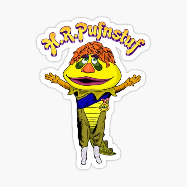 "H.R. PUFNSTUF" Sticker for Sale by dagmarreldy | Redbubble
