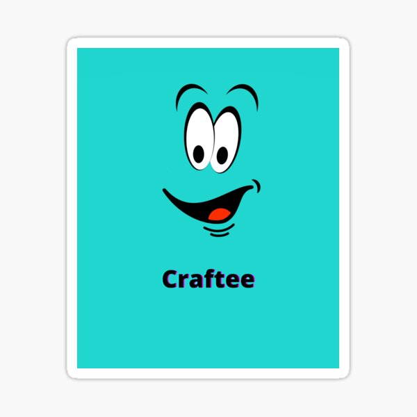 "Craftee" Sticker for Sale by Reality2435 | Redbubble