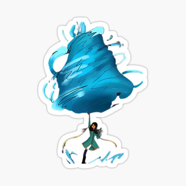 "The Girl of Many Floods" Sticker for Sale by DaisyMorrison | Redbubble