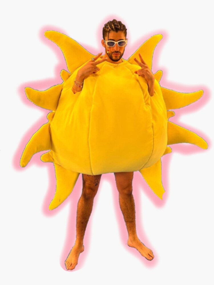 "Bad Bunny Neverita video sol " Sticker for Sale by redlioma | Redbubble