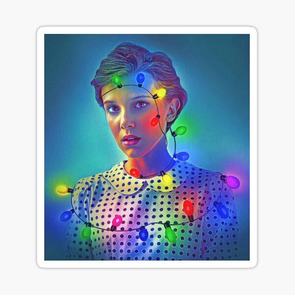 "stranger things" Sticker for Sale by kyliexnicole | Redbubble
