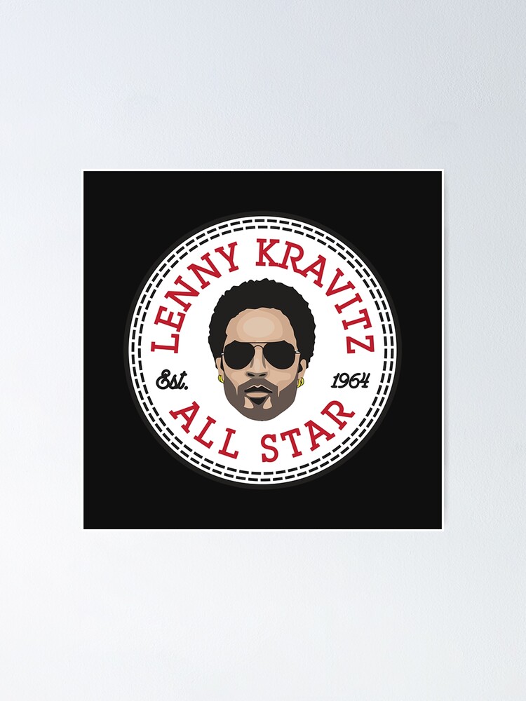 "lenny kravitz all star converse logo" Poster for Sale by camoflaje ...