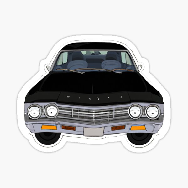 "Baby 67 Chevy Impala Chibi" Sticker for Sale by Angeleyz4ever | Redbubble