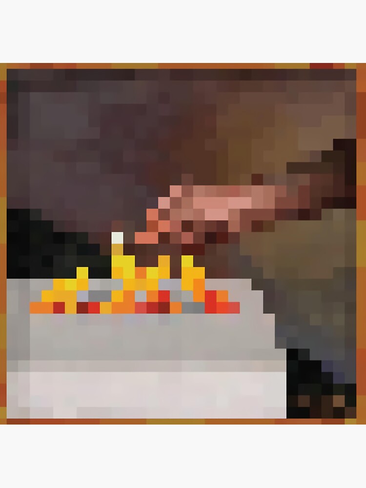 "Minecraft Painting Match " Sticker for Sale by asbakbund | Redbubble