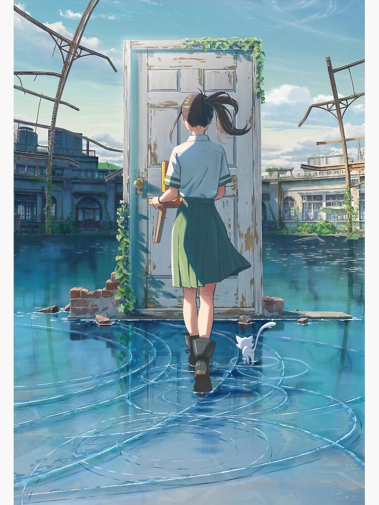 "Suzume and Door" Sticker for Sale by toussaintelisa | Redbubble