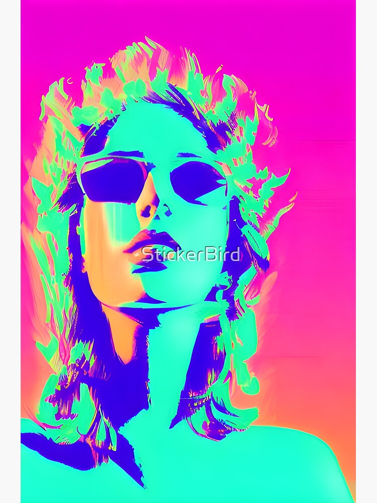 "Beautiful Vaporwave Vapor Wave Design" Sticker for Sale by StickerBird ...