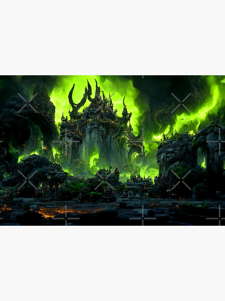 "Dark Fantasy Landscape World of Warcraft Feel by RudeKittenDesigns ...