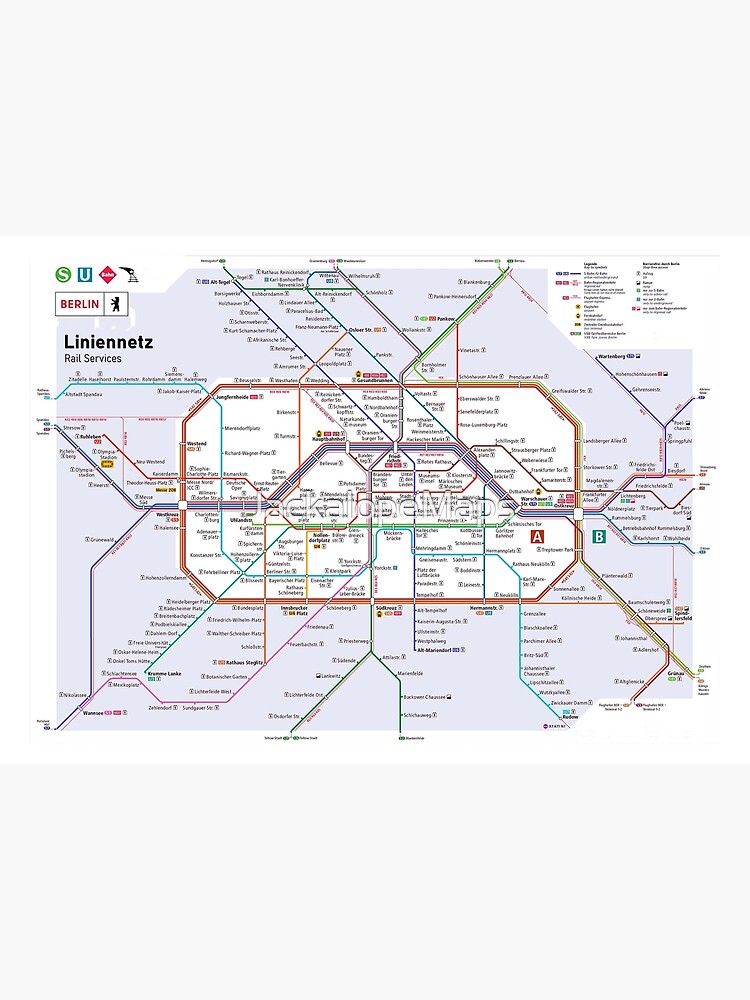 "" Deutschland: 2022/heute Berlin - Detailliertes Liniennetz ...