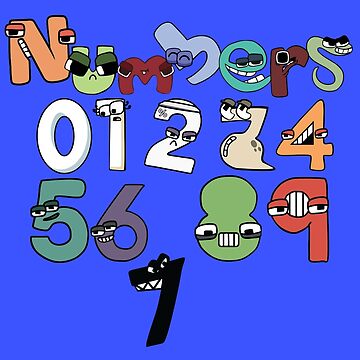 "Number Alphabet Lore " Sticker for Sale by TheBullishRhino | Redbubble