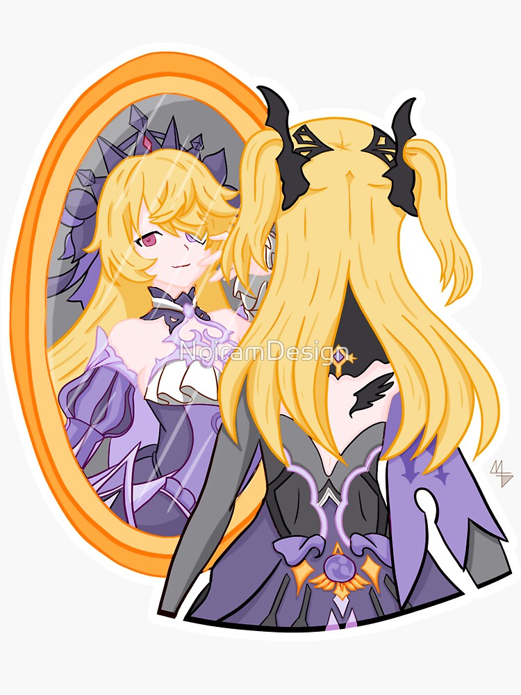 "Fischl" Sticker for Sale by NoiramDesign | Redbubble