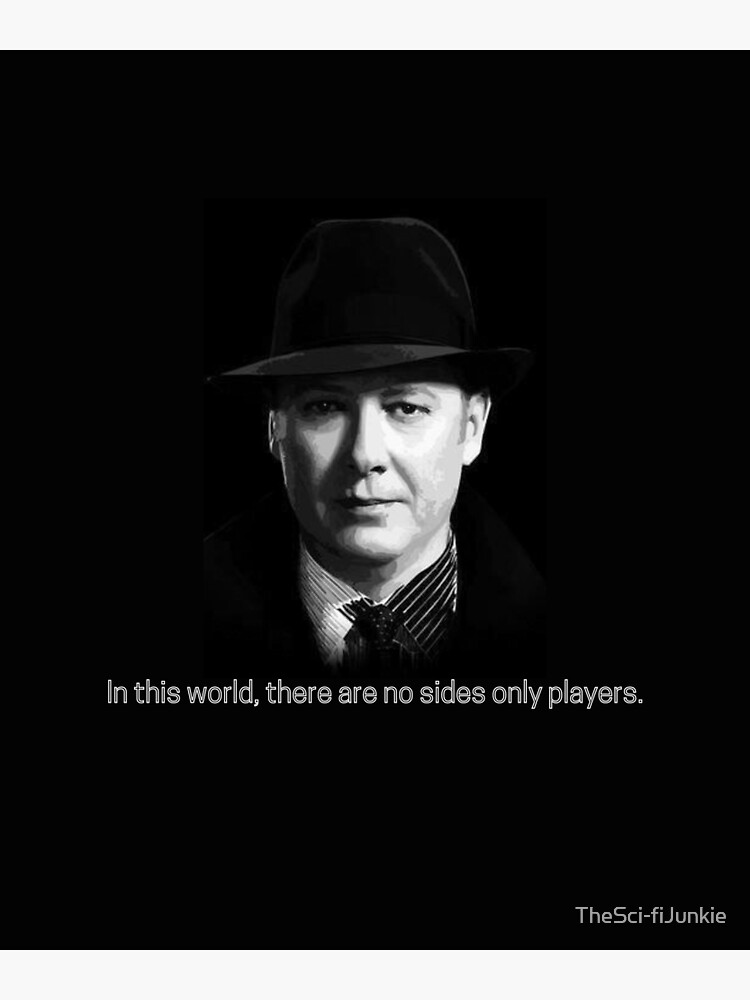 "Raymond Reddington Quotes." Sticker for Sale by TheSci-fiJunkie ...