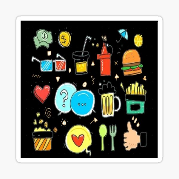 "Chps, anyone?" Sticker for Sale by sloganwriter12 | Redbubble