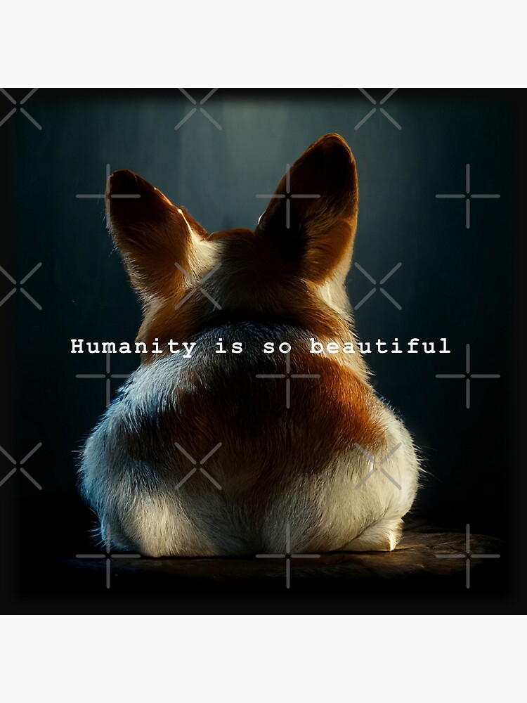 "Corgi Art with Clever Quotes by Rude Kitten Designs" Poster for Sale ...