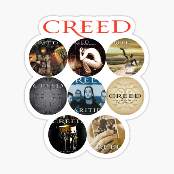 "Creed band t shirt and sticker | Creed band Hoodie" Sticker for Sale ...