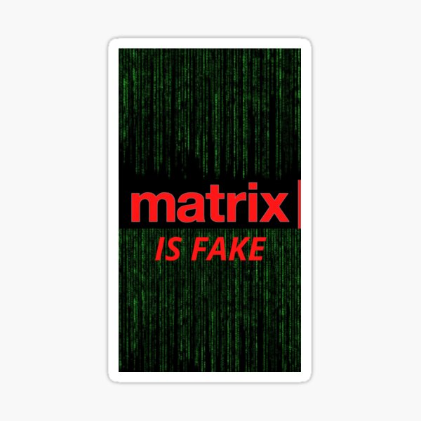 "Matrix" Sticker for Sale by PMILART | Redbubble
