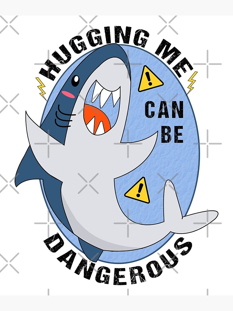 "Hugging Me can be Dangerous Meme" Poster for Sale by franktact | Redbubble