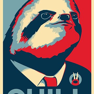 "Vote Sloth for President" Postcard for Sale by Gamma-Ray | Redbubble