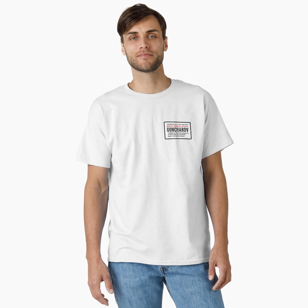 "Martin Scorsese Goncharov Movie Label Reproduction" Sticker for Sale by dancing-drama | Redbubble