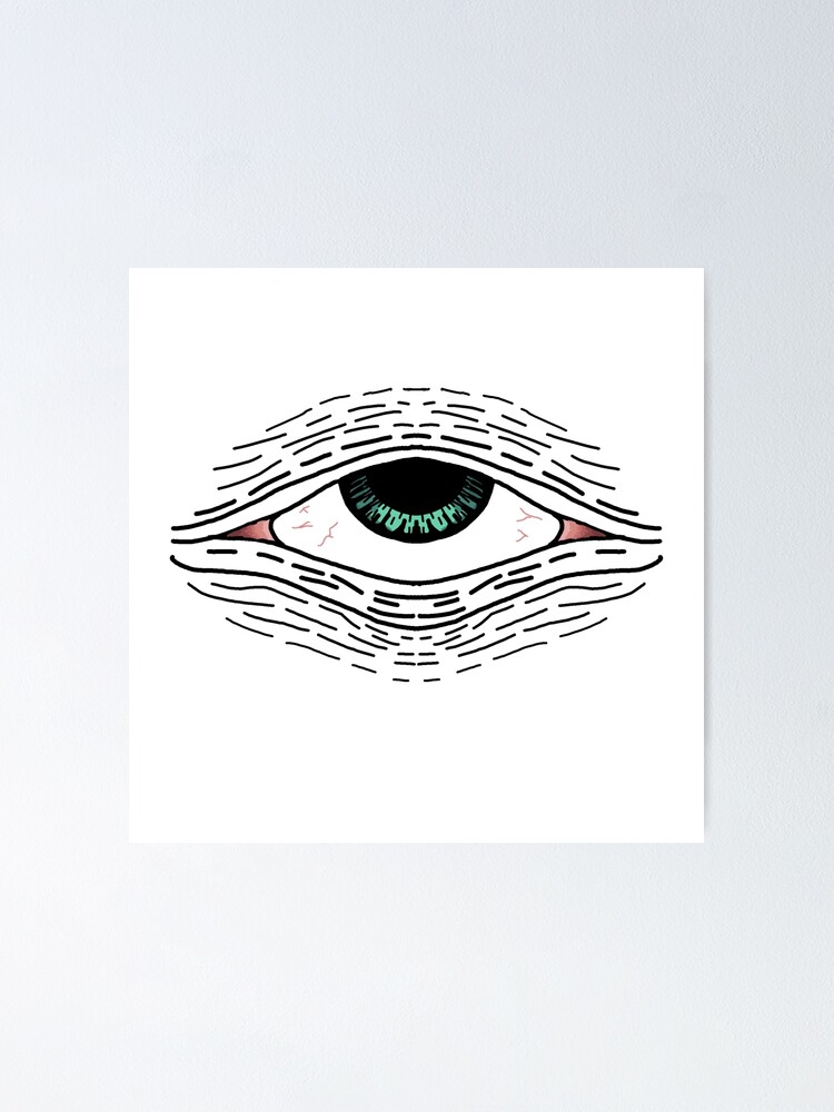 "The All-Seeing Nothing-Seeing Eye" Poster for Sale by Productsbane ...