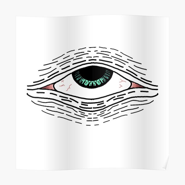 "The All-Seeing Nothing-Seeing Eye" Poster for Sale by Productsbane ...