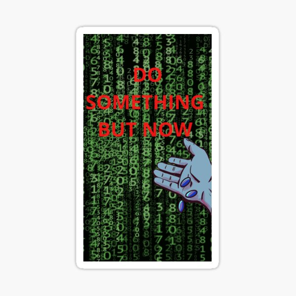 "Matrix" Sticker for Sale by PMILART | Redbubble