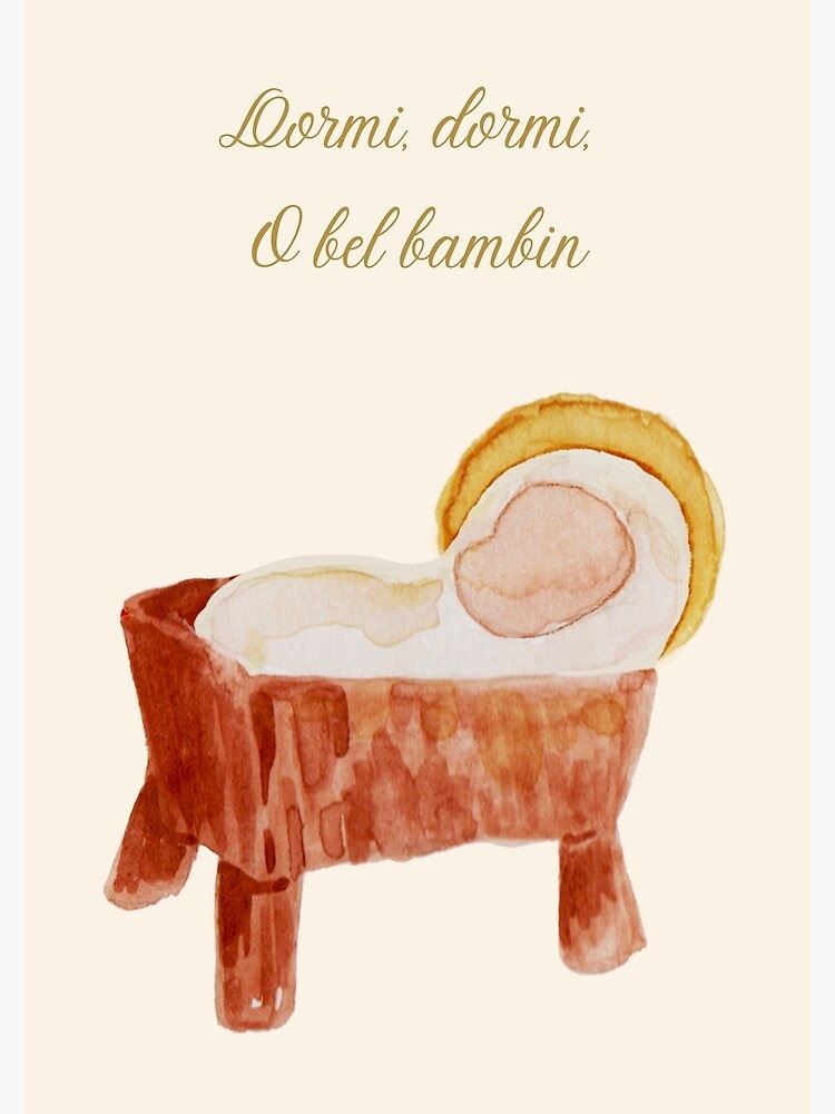 "Dormi, dormi, O bel bambin, Canzone di Natale, Italian Christmas carol ...