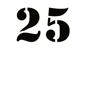 "NÚMERO --25" Poster for Sale by solgel47 | Redbubble