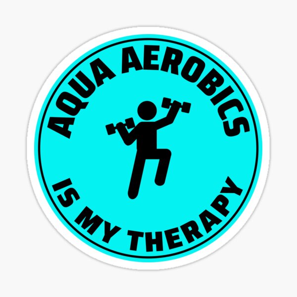 "Water Aerobics Aquatic Fitness Aqua Exercise" Sticker for Sale by ...