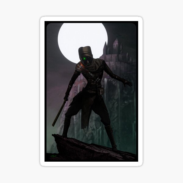 "Night Stalker." Sticker for Sale by KableWorks | Redbubble