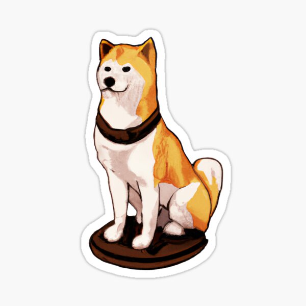 "[sticker] hachiko " Sticker for Sale by perropals | Redbubble