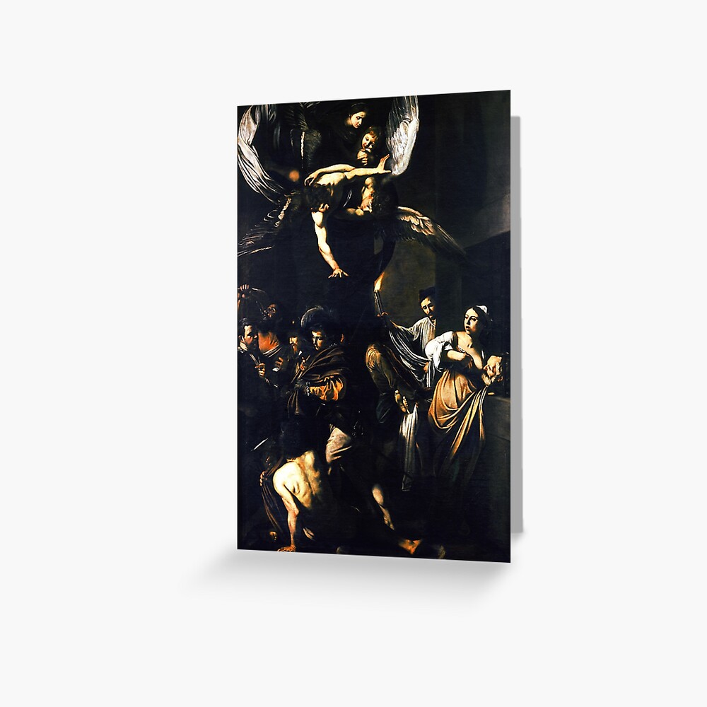 "High Resolution Caravaggio The Seven Works Of Mercy 1607" Greeting ...