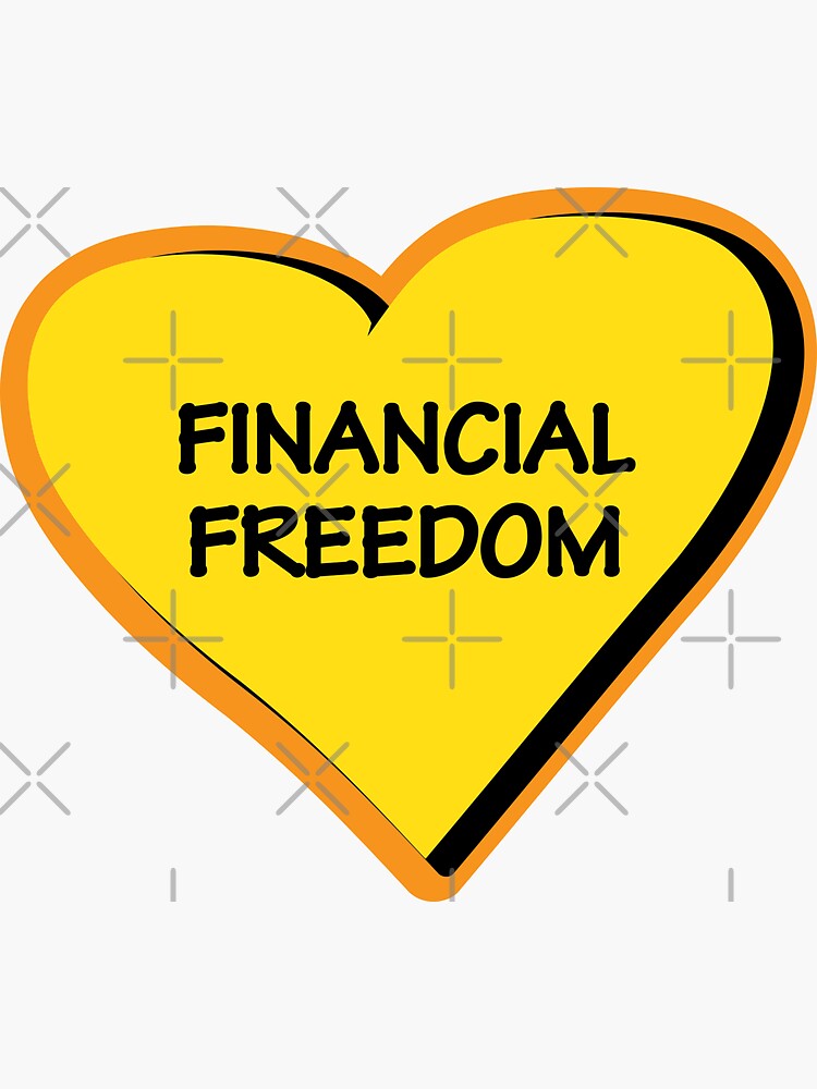 "Financial freedom vision board" Sticker for Sale by manifestmantras ...
