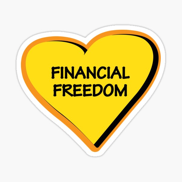 "Financial freedom vision board" Sticker for Sale by manifestmantras ...
