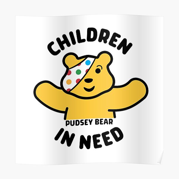 "Tesco Pudsey Bear" Poster for Sale by maarse | Redbubble