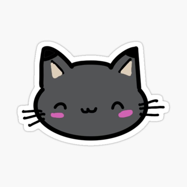"Black Cat 13 - HaPi Doodles" Sticker for Sale by HaPi-Doodles | Redbubble