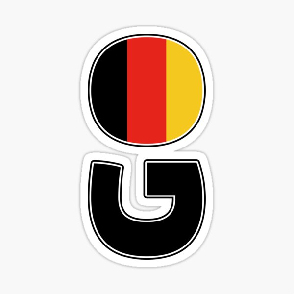 "Go Germany | BG White" Sticker for Sale by Oliveirallan | Redbubble