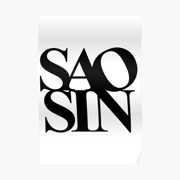"Saosin Merch Saosin Logo" Poster for Sale by LoudKaniStore | Redbubble