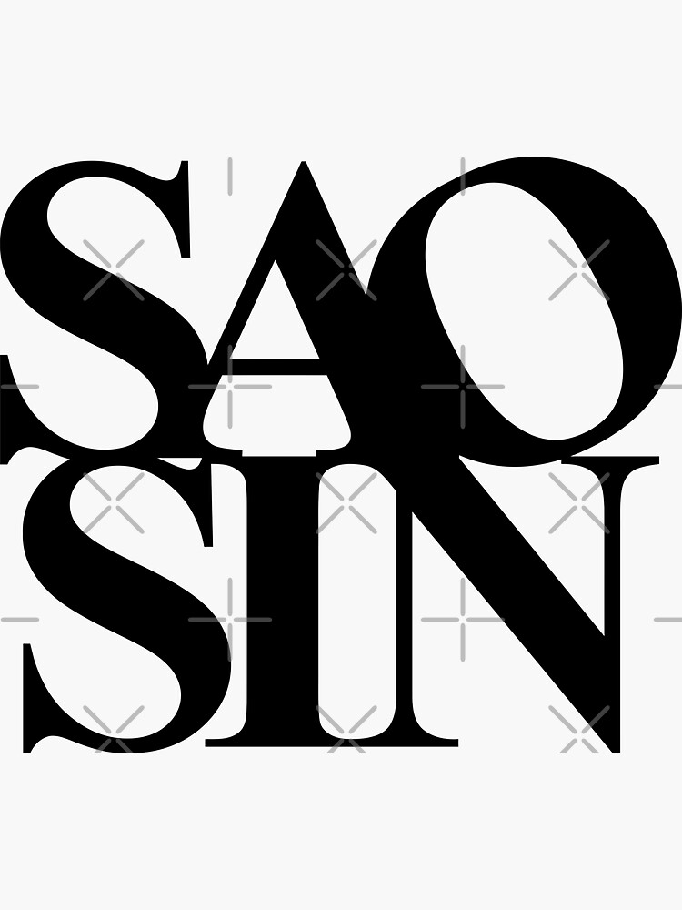 "Saosin Merch Saosin Logo" Sticker for Sale by LoudKaniStore | Redbubble