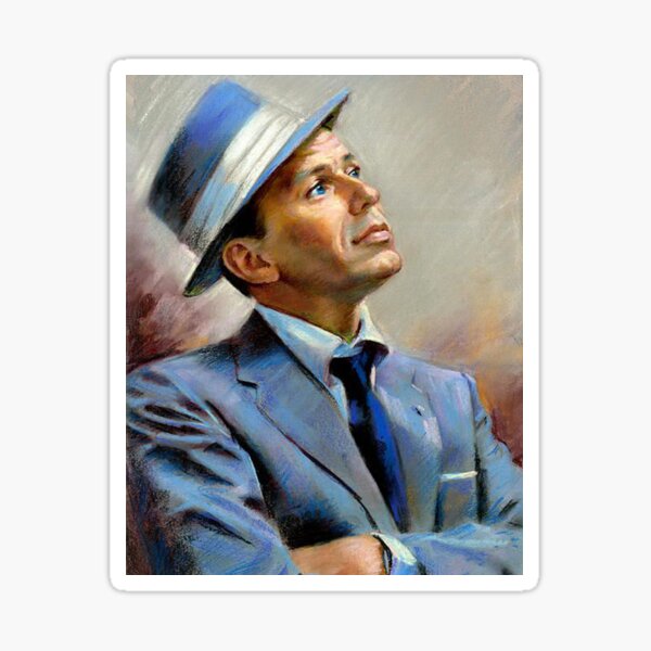 "Frank Sinatra - Album" Sticker for Sale by Fernebv | Redbubble