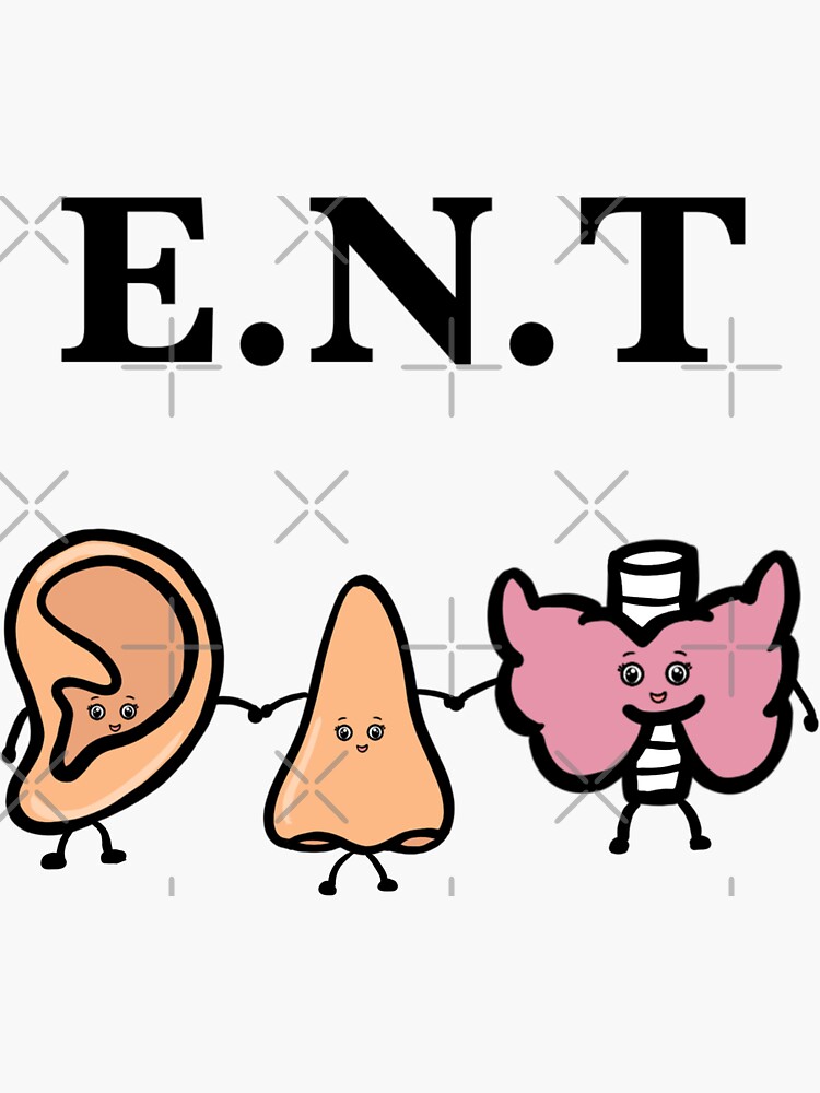 "Ent doctor" Sticker for Sale by Mermaidssparkle | Redbubble