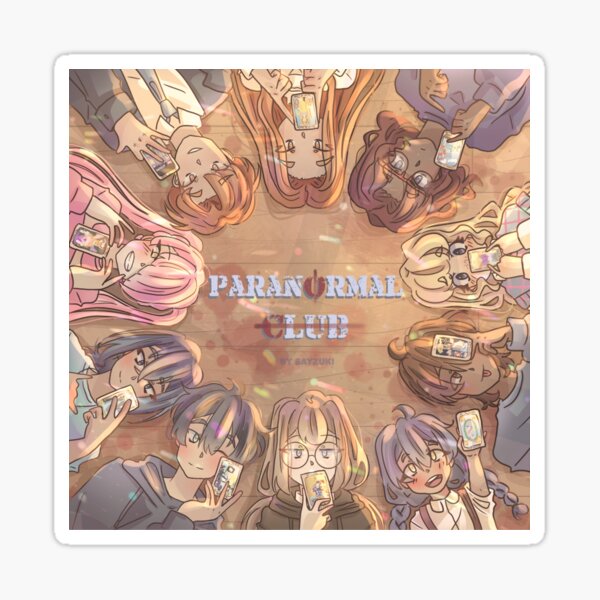 "Paranormal Club" Sticker for Sale by Sayzuki | Redbubble