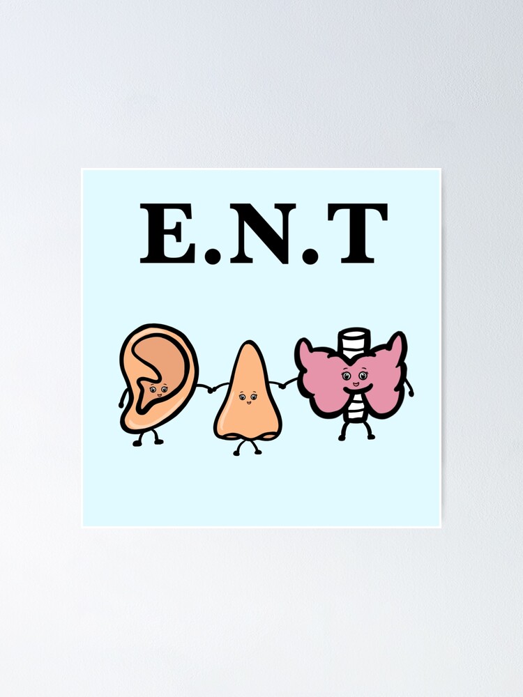 "Ent doctor" Poster for Sale by Mermaidssparkle | Redbubble