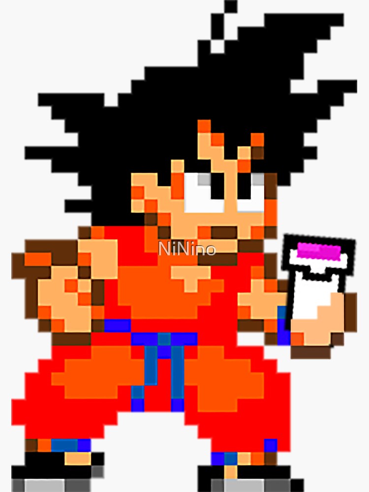 "Goku lean " Sticker by NiNino | Redbubble
