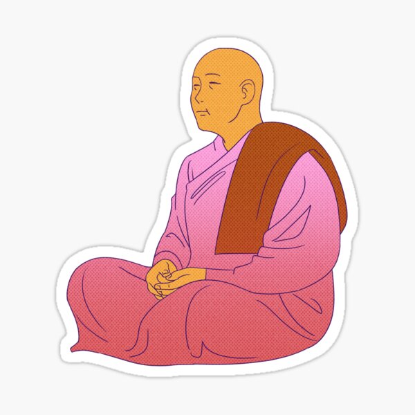 "Free Soul - Meditate" Sticker for Sale by rozar-nv | Redbubble