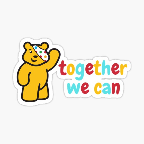 "Children in Need Pudsey 2022 " Sticker for Sale by TrendySpotlight ...